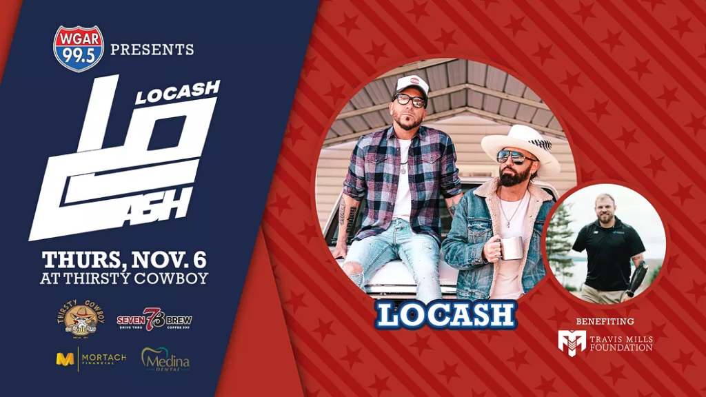 WGAR presents LOCASH at Thirsty Cowboy – Cleveland Country Magazine